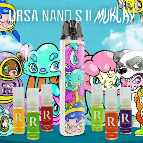 Jual Ursa Nano S2 Muklay Pod Kit + Rokko Salt Nic 15ML by Lost Vape x ...