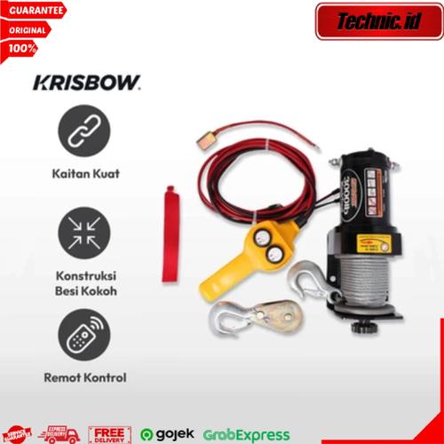 Jual Krisbow Alat Derek Elektrik Winch Double Line 1,5 Ton Derek Mobil ...