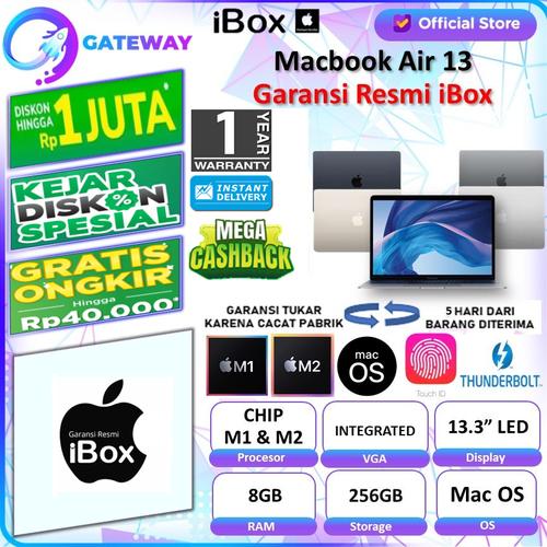Promo IBOX APPLE MACBOOK AIR 13 M2 Chip 8C CPU 8GB 512SSD 8C GPU OS X ...