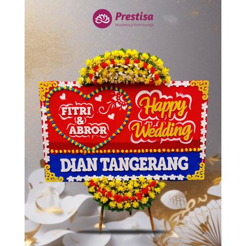 Promo Karangan Bunga Papan Wedding - Standar - M - Jakarta Barat ...