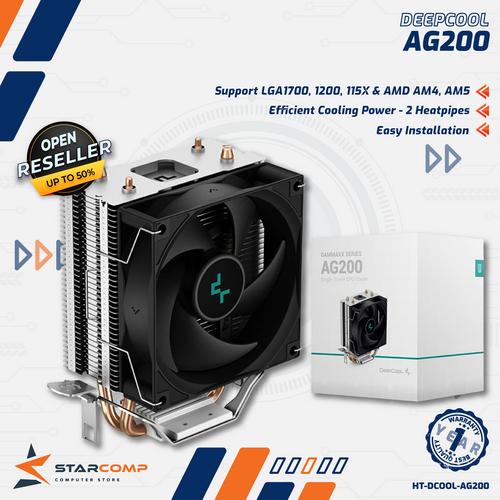 Jual DeepCool AG200 Single Tower Deep Cool AG 200 CPU Cooler - Kota ...