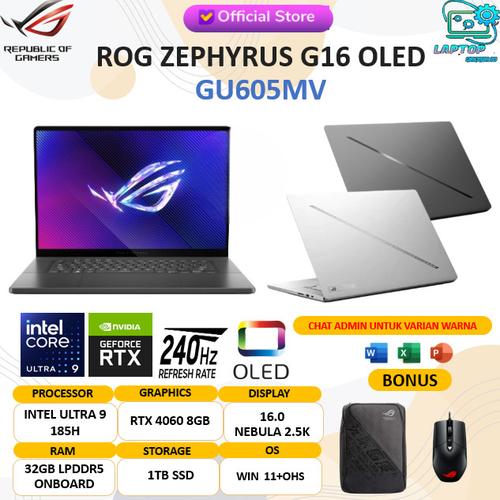 Promo Asus rog zephyrus G16 OLED GU605MV ultra 9 185H rtx4060 8GB/ 32gb ...