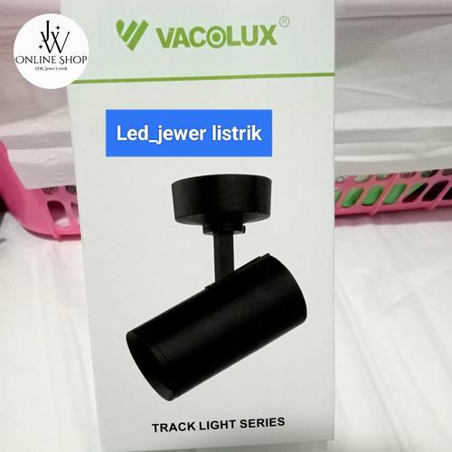 Jual Kap Rell / Kap Plafon Track Light Vacolux MR16 Body hitam Putih ...