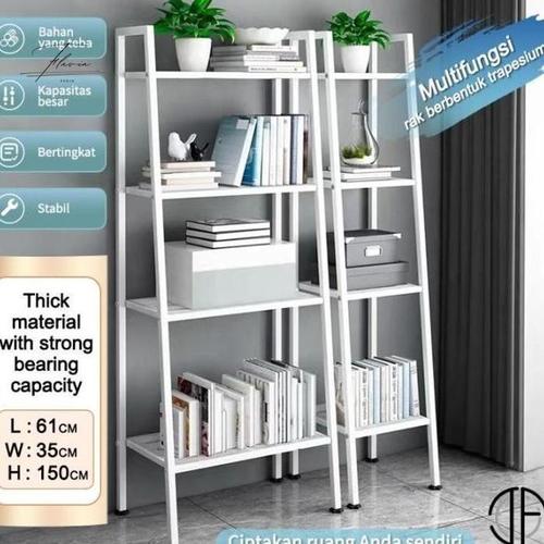 Jual Rak buku dekoratif ruang tamu 4 tingkat multifungsi /Rak Pajangan ...