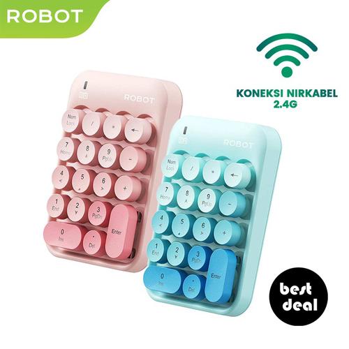 Jual Robot RK02 Keyboard Numeric Wireless Tanpa Kabel Koneksi 2.4G ...
