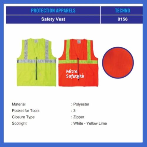 Jual Rompi Safety Techno 0156 / Safety Vest Techno 0156 Murah - Hijau - Jakarta Barat - Mitra ...