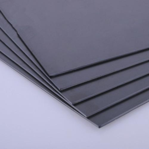 Jual Plat PVC gray 80mm x 100mm tebal 2mm plat pvc potongan 2mm ...