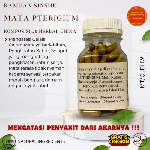 Jual Obat Sinshe MATA PTERIGIUM / SELAPUT PUTIH PADA MATA - 100Kapsul 1 ...