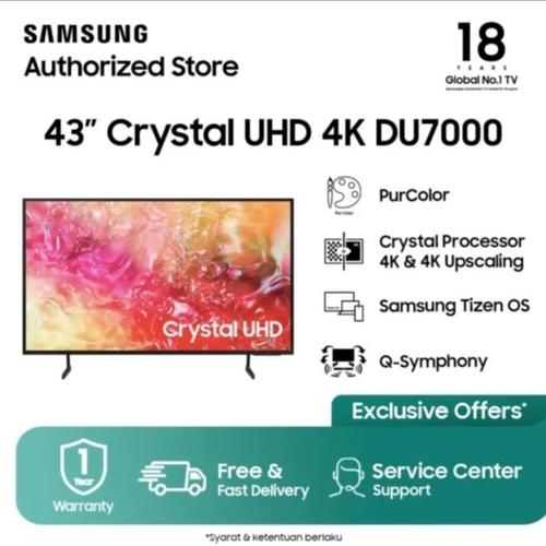 Jual Samsung Smart 4K UHD TV 43 inch 43DU7000 - Kota Medan - SINAR ...