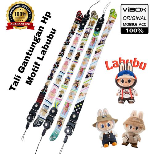 Promo LANYARD TALI GANTUNGAN HP BONEKA LABUBU NAME TAG ID CARD / ID ...