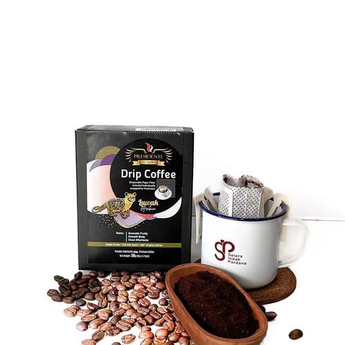 Jual Kopi luwak arabica - Drip coffee 5 saset - presidente caffe ...
