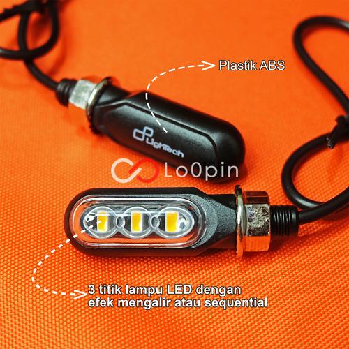 Jual Lampu Sein LED Sequential Motor - model Lightech FRE928NER - 3 MINI LED LIGHT - Jakarta ...