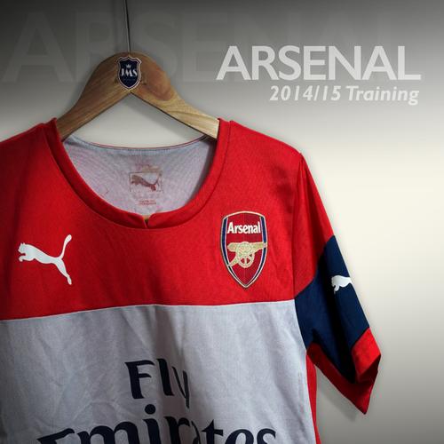 Jual 2014-15 ARSENAL TRAINING SHIRT RED - XS - Kota Tangerang Selatan ...