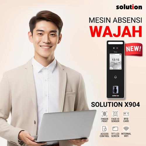 Jual Solution x904 Paket Akses Pintu + Mesin Absensi Wajah Access Control WIFI Access Door ...