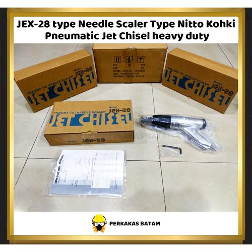 Jual Nitto Kohki JEX-28 type Needle Scaler Pneumatic Jet Chisel heavy duty - Kota Batam ...