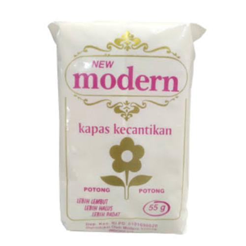 Jual KAPAS POTONG NEW MODERN FACIAL COTTON KEMASAN 45 GR | 55 GR | 80 ...