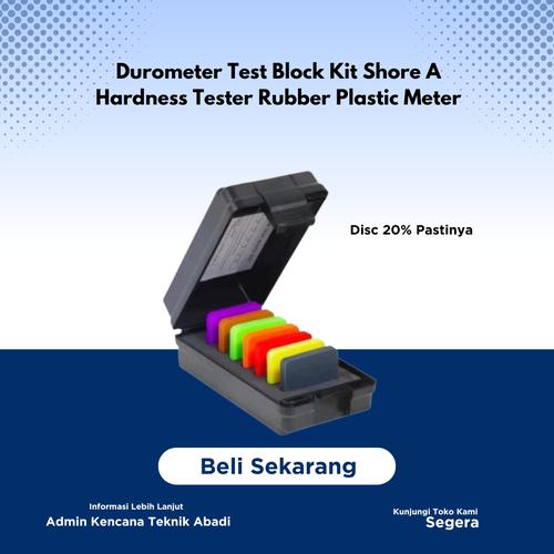 Jual Durometer Test Block Kit Shore A Hardness Tester Rubber Plastic ...
