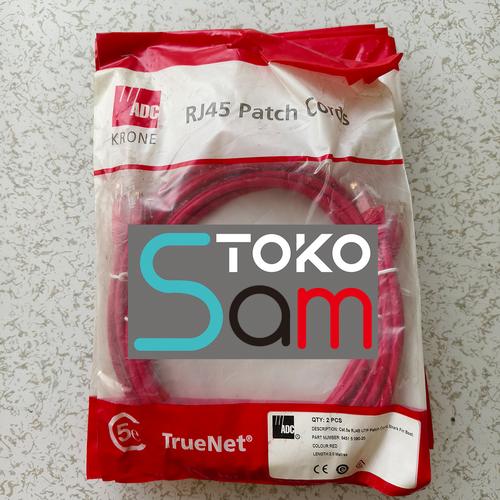 Jual Patch Cord UTP Cat. 5e RJ45 Red / Merah 2 meter - Jakarta Timur ...