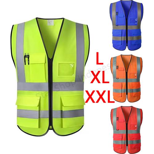 Jual Safety Vest Proyek Polyester / Rompi proyek Safety Polyester ...