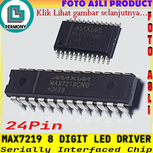 Jual Max7219 IC Max7219CNG Max7219EWG Led Display Driver - DIP-24 - Jakarta Pusat - Permony ...