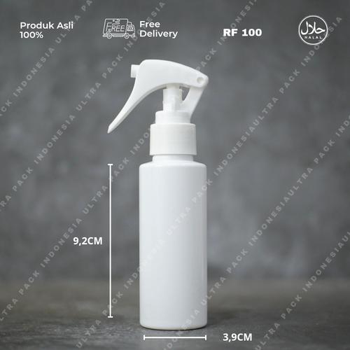 Jual BOTOL PET RF 100ML PUTIH + TRIGER SPRAYER BURUNG KUNCI PUTIH ...