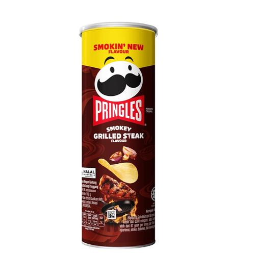 Jual Pringles Keripik Kentang Smokey Grilled Steak Kaleng 102 g ...