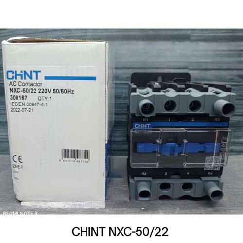 Jual Kontaktor CHINT NXC-50/22 4P 2NO 2NC 22kW 80A Contactor Empat Pole Phasa Pul - 400V ...