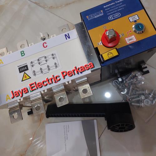 Jual COS Motorized ATS 250A 4P ATSE Vision VSQ3-250 untuk panel ATS ...
