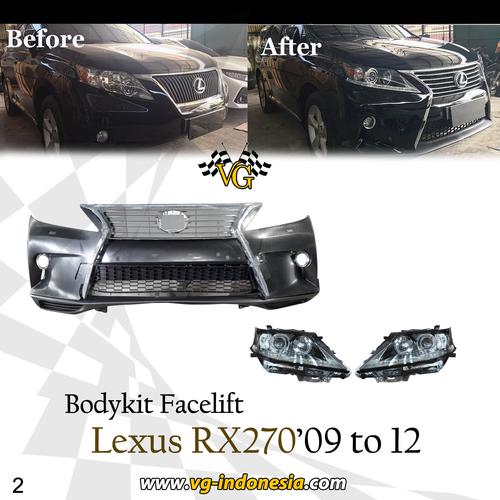 Jual Bodykit Lexus RX 270 2009 - 2012 Upgrade ke Facelift 2013 F ...