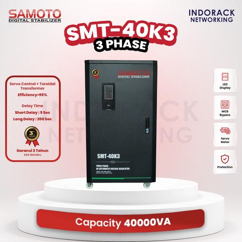 Jual SAMOTO Digital Stabilizer 40KVA 3 Phase Stavolt 40.000VA ...