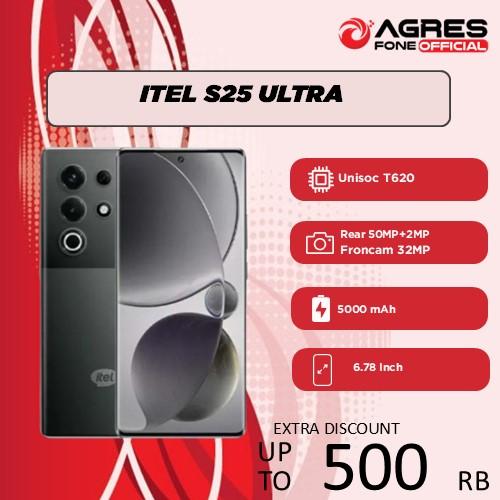 Promo Itel S25 Ultra 8/128 Garansi Resmi Itel Indonesia - BLACK, UNIT ...