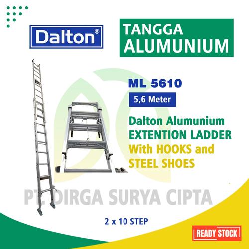 Jual tangga alumunium extension 5,6 meter dalton model tangga ...