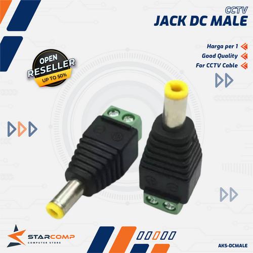 Jual Jack DC Male Connector Power Kamera CCTV - Kab. Sleman - Starcomp ...