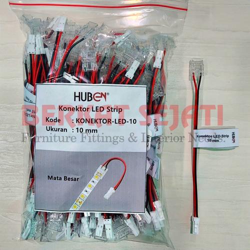Jual Kabel Soket Konektor Led Strip 5050 2 Pin Sambungan Lampu Bening ...