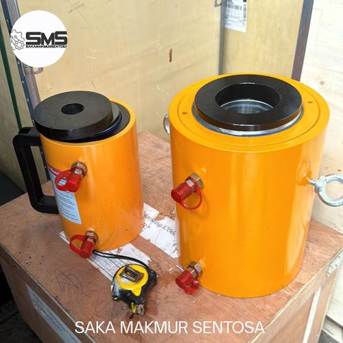 Jual Double 100T 100mm Hollow Plunger Stroke Hydraulic Cylinder - Jakarta Barat - saka makmur ...