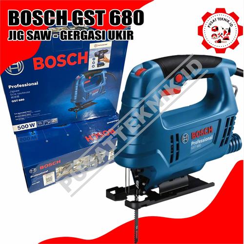 Promo BOSCH GST680 JIGSAW GERGAJI LISTRIK MESIN PEMOTONG KAYU LISTRIK ...