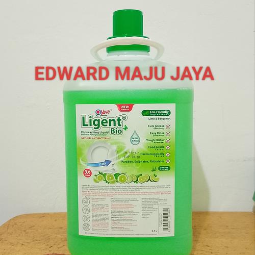 Jual Yuri Ligent aroma Lime, Sabun pencuci piring, 3,7liter - Jakarta ...