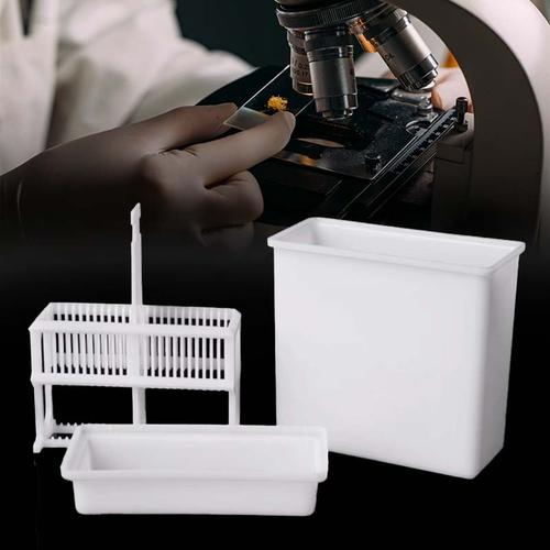 Jual Staining Jar Rack 24 Slots Rak Pengecatan / Slides Staining Rack ...