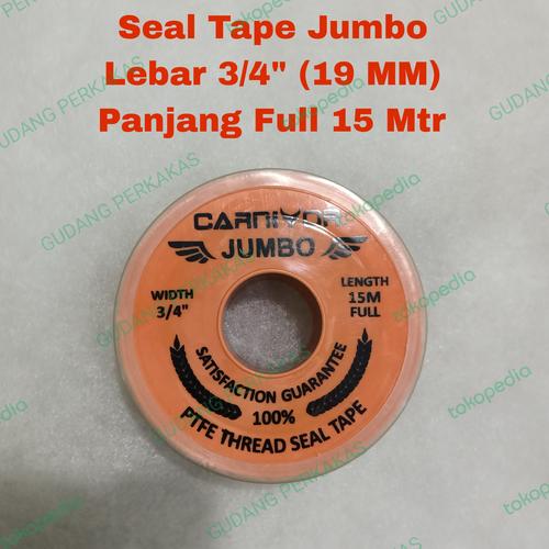 Jual Seal Tape JUMBO 3/4x15 Mtr / PTFE Threat Seal Tape 19MM x 15M - Kab. Tangerang - Gudang ...