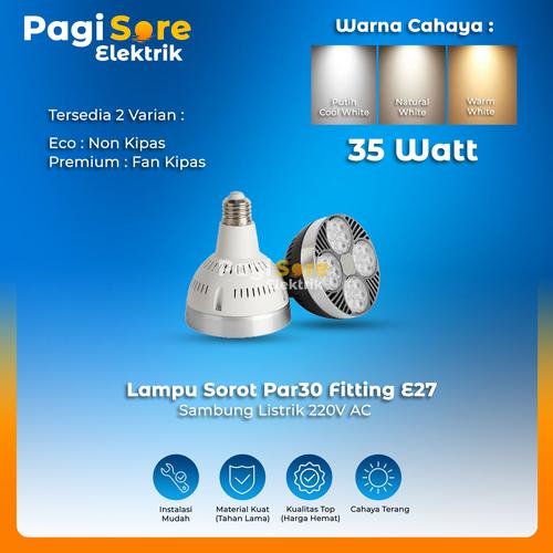 Jual Lampu Sorot Spotlight PAR 30 PAR30 35W 35 Watt LED Spot Fitting ...