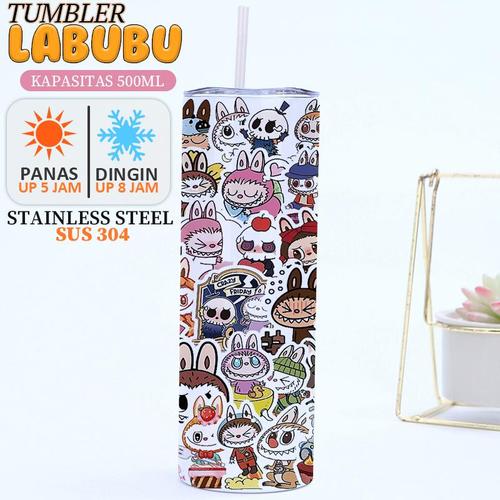 Jual CUSTOM TERMOS LABUBU SERIES PREMIUM KAPASITAS 500 ML TUMBLER ...