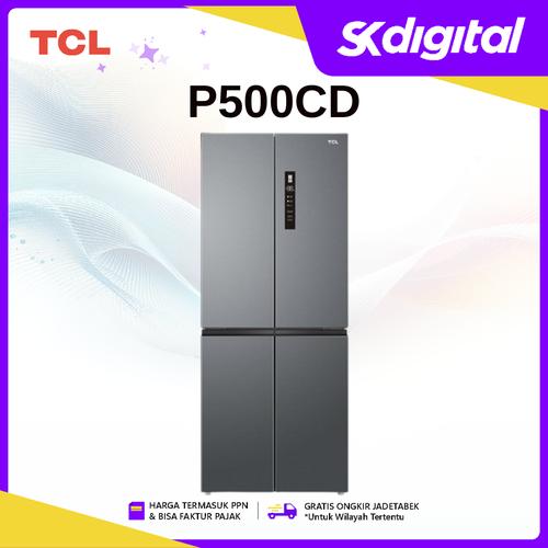 Promo Kulkas TCL P500CD Kulkas Multi Door 4 Pintu Metal 439 Liter Cicil ...