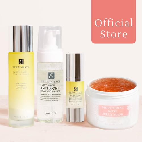 Promo EILEEN GRACE - Active Acne Treatment Bundle | Rose Jelly Mask ...