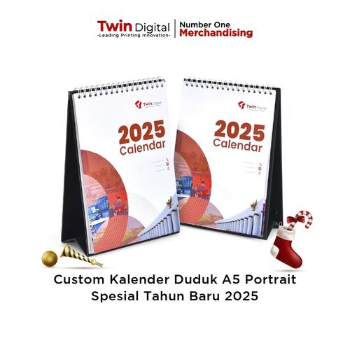 Jual Custom Kalender Duduk A5 Portrait Spesial Tahun Baru Custom Foto ...