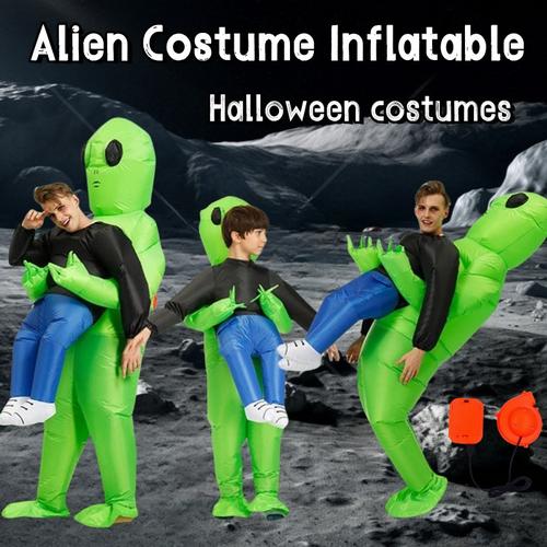 Promo Kostum Alien Kostum Alien Hijau Tiup Gaun Mewah Pesta Setelan ...