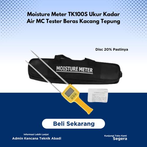 Jual Moisture Meter TK100S Ukur Kadar Air MC Tester Beras Kacang Tepung ...