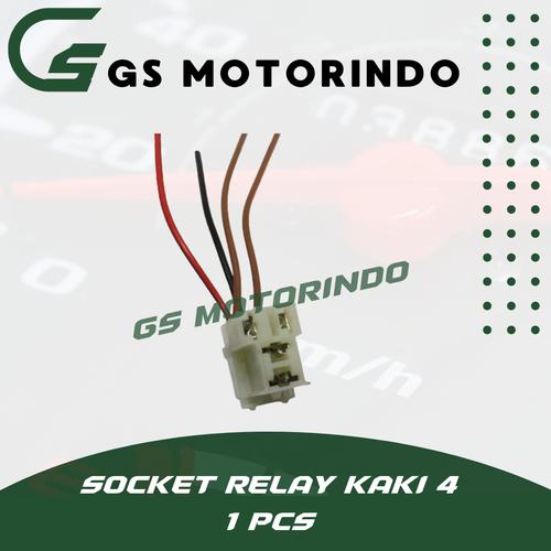 Jual socket soket relay riley kaki 4 denso nais omron mitsuba ORI 100% ...