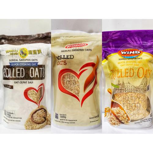 Jual MAMATA ROLLED OATS 500G/SEREAL OAT UTUH/OAT CEPAT SAJI/GANDUM ...