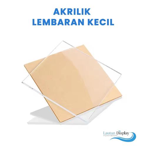 Promo Akrilik Lembaran Bening Acrylic DIY Potongan Display Transparan ...