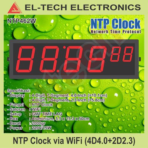 Jual NTP Clock Jam Sinkron WiFi LAN IP PC Computer Internet Ethernet ...